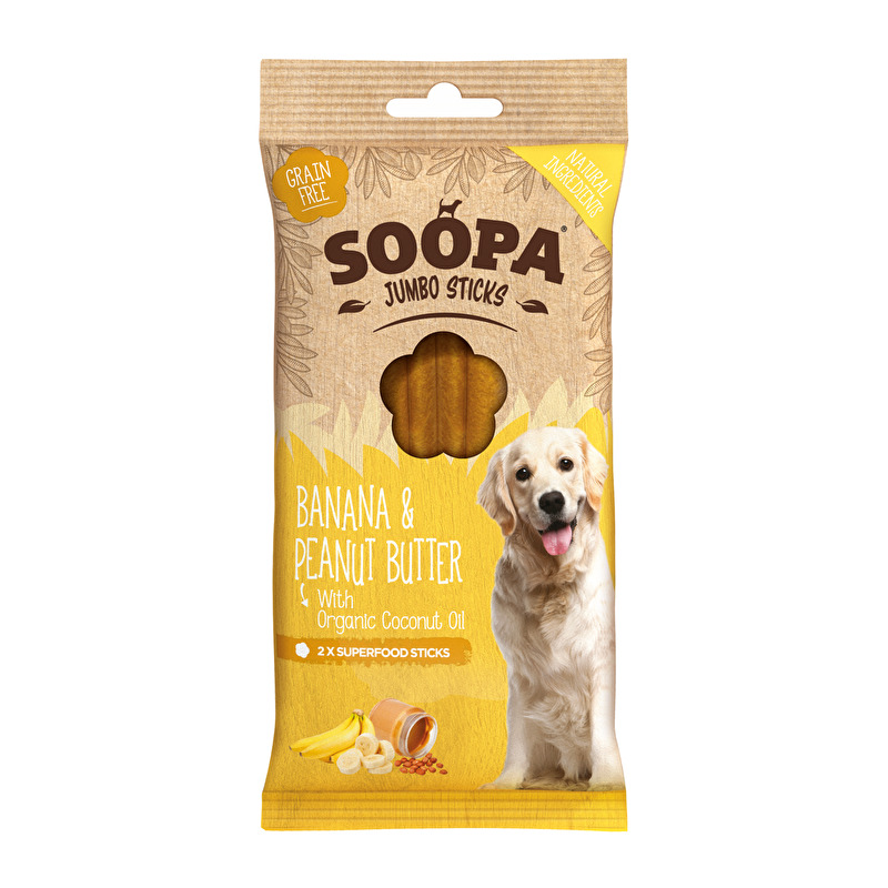Soopa - Jumbo Sticks Banana & Peanut Butter | jetzt günstig und schnell ...